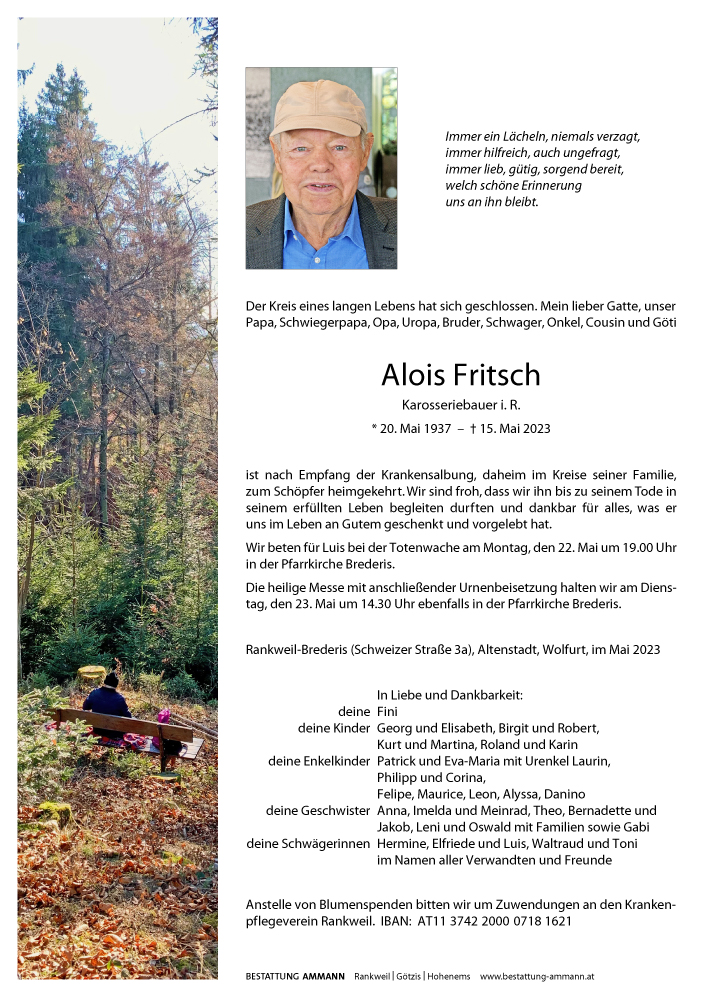 Todesanzeige - Trauerhilfe – abschied GesmbH