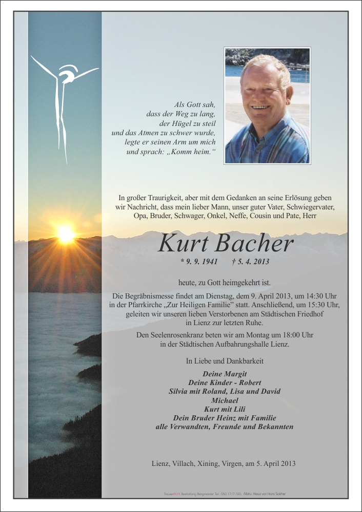 Todesanzeige - Trauerhilfe – abschied GesmbH