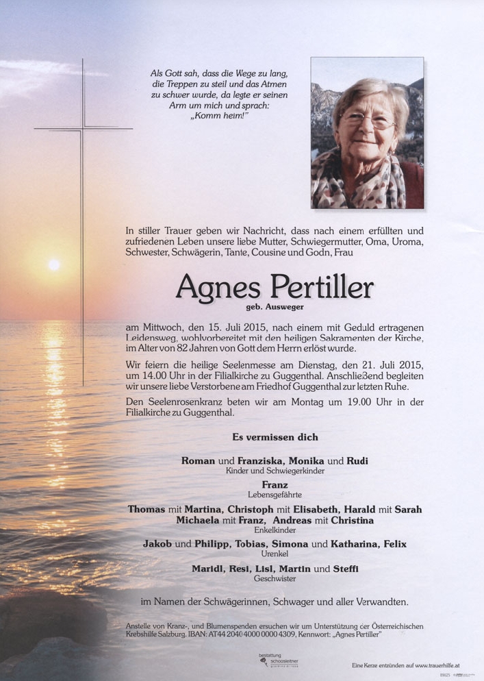 Todesanzeige - Trauerhilfe – abschied GesmbH