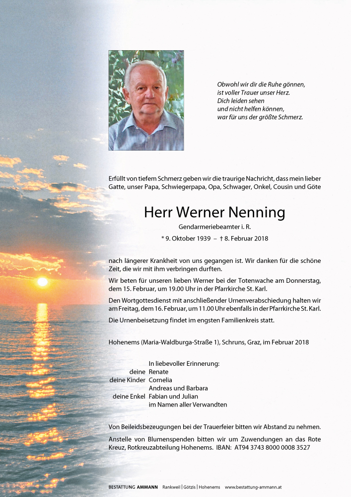 Todesanzeige - Trauerhilfe – abschied GesmbH