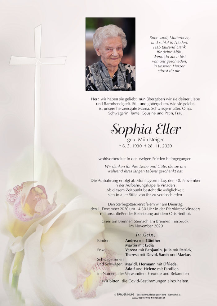 Todesanzeige - Trauerhilfe – abschied GesmbH