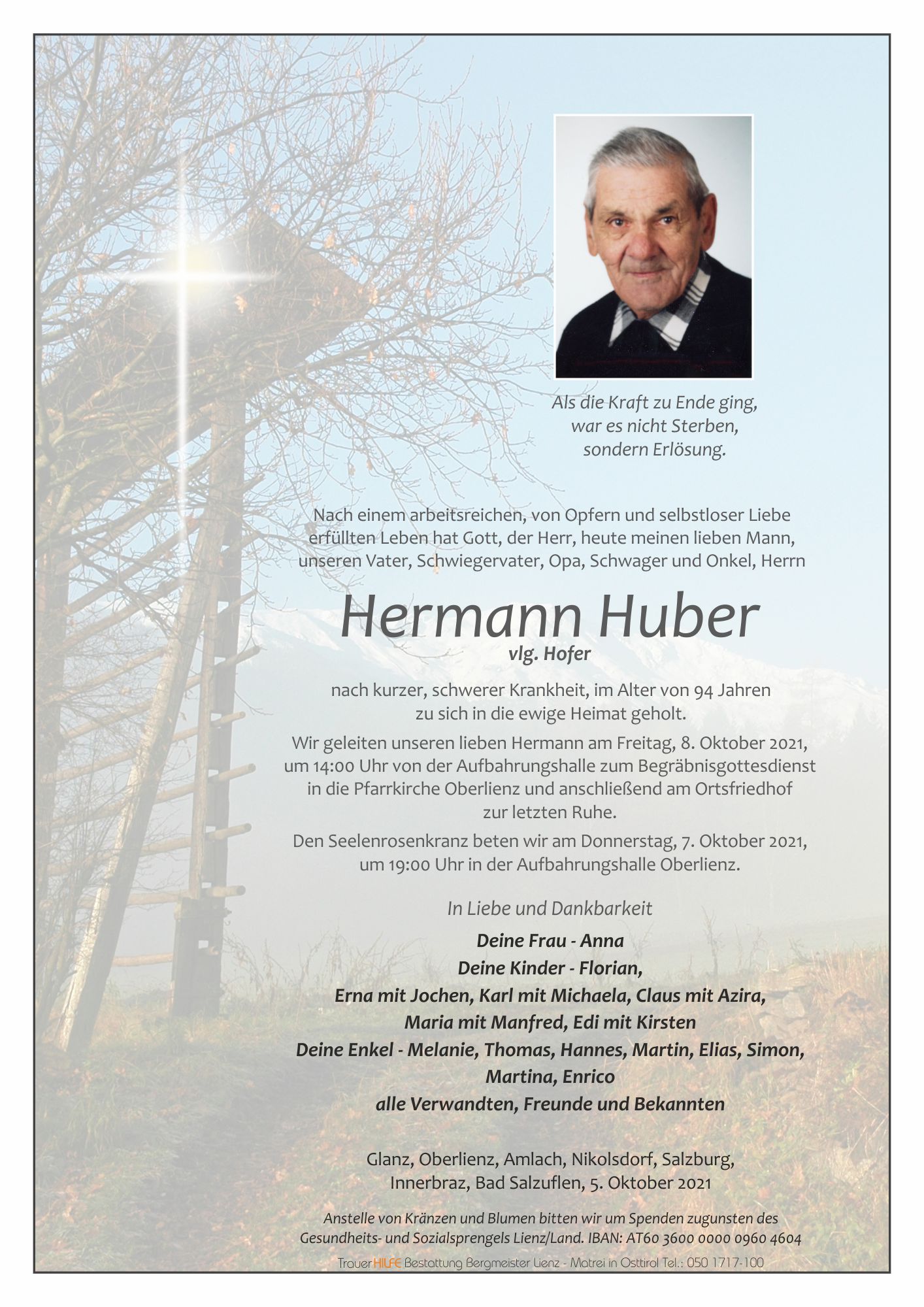 Todesanzeige - Trauerhilfe – abschied GesmbH