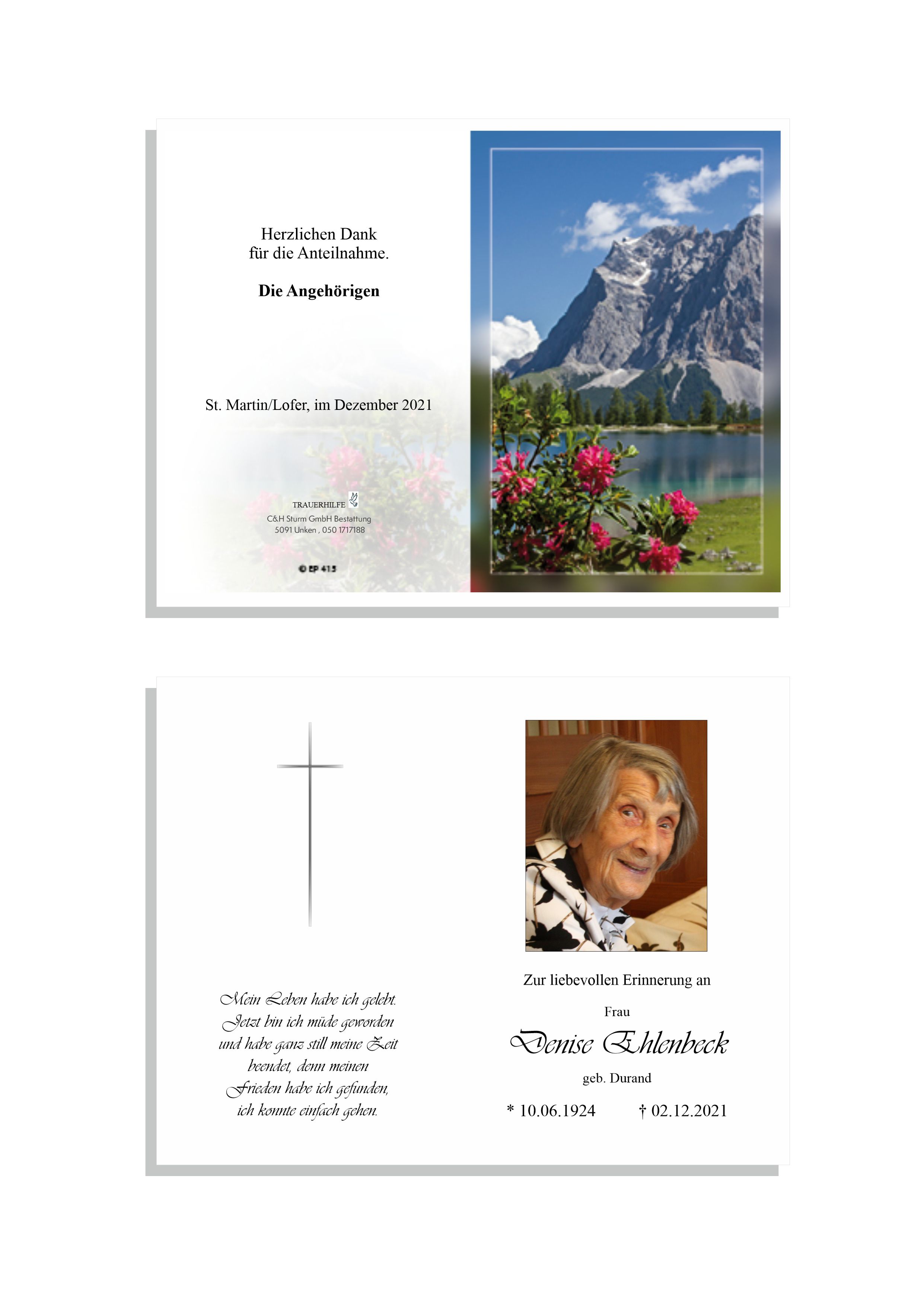 Todesanzeige - Trauerhilfe – abschied GesmbH