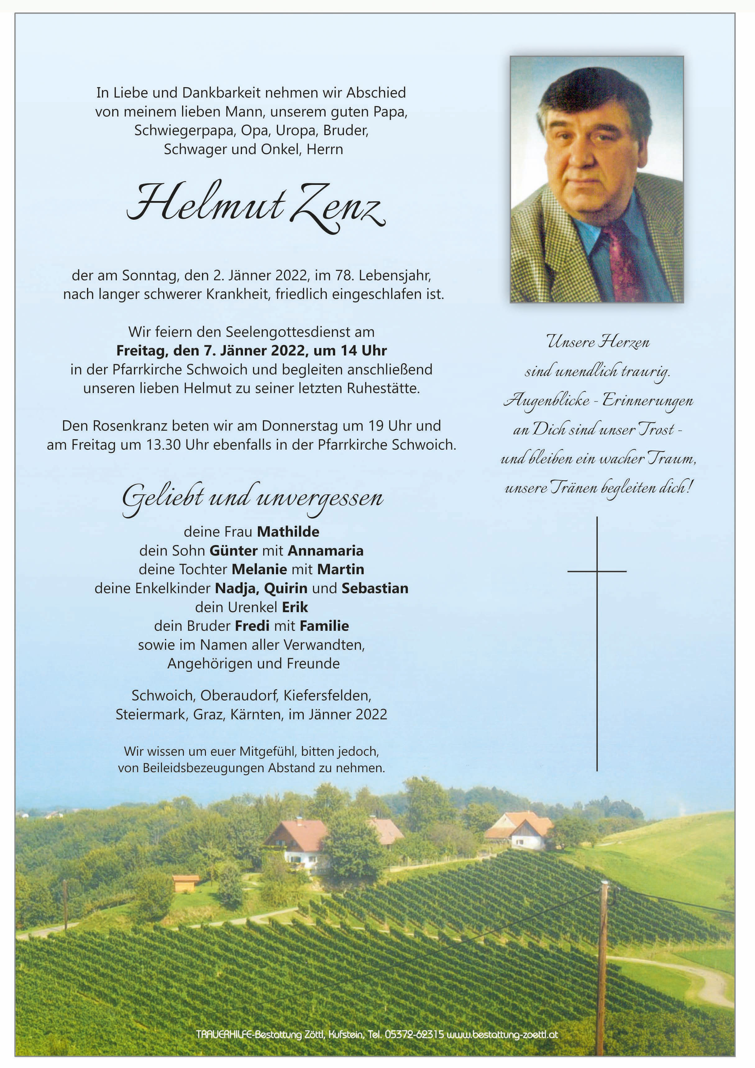 Todesanzeige - Trauerhilfe – abschied GesmbH