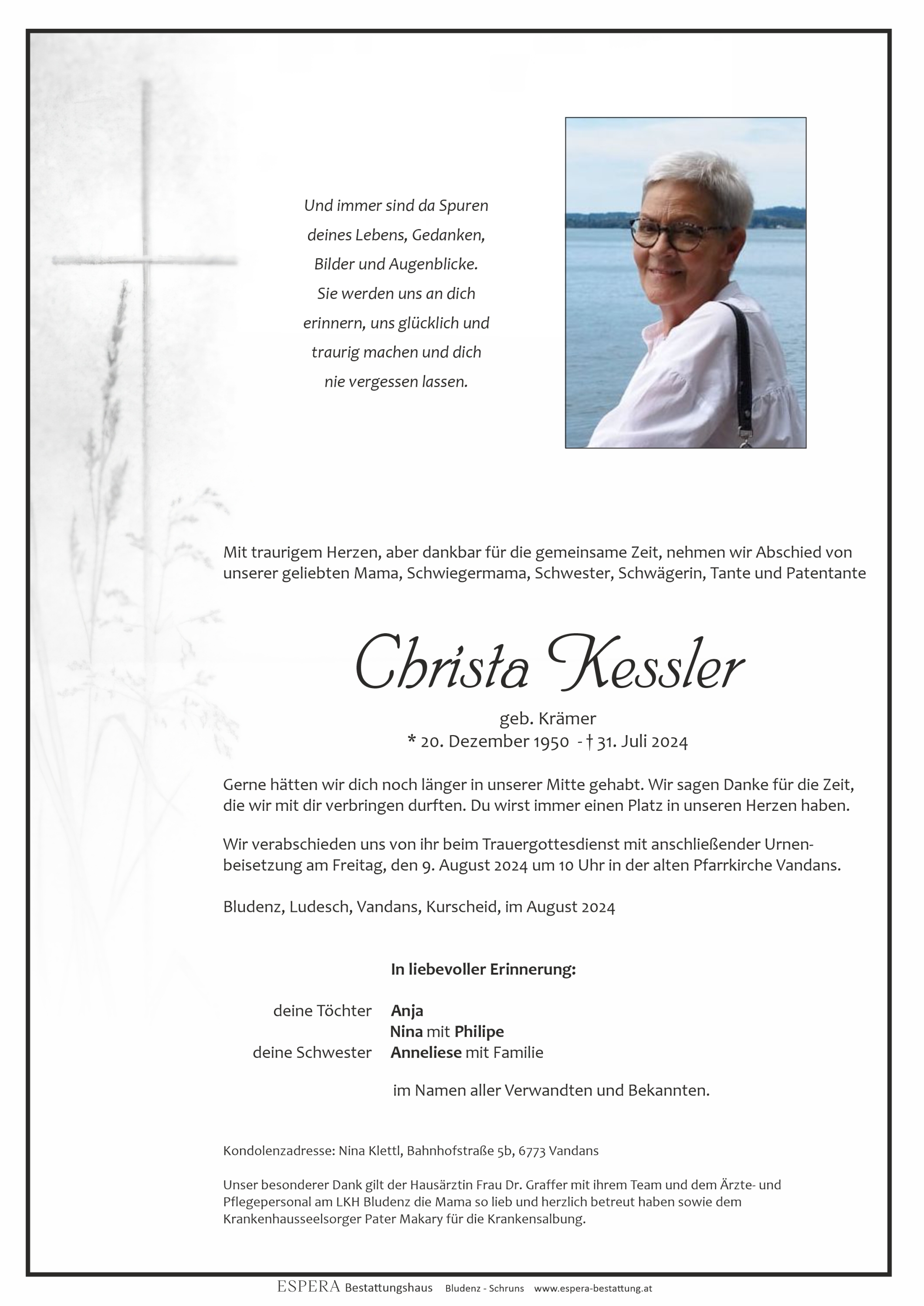 Todesanzeige - Trauerhilfe – abschied GesmbH