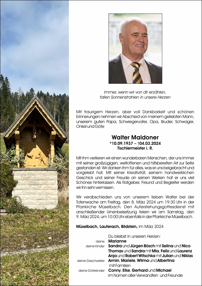 Todesanzeige - Trauerhilfe – abschied GesmbH