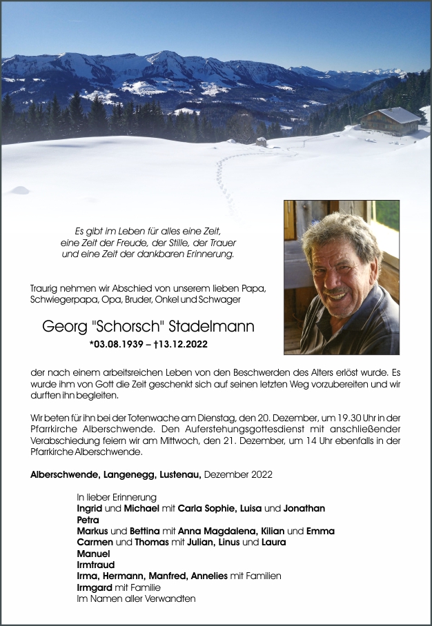 Todesanzeige - Trauerhilfe – abschied GesmbH