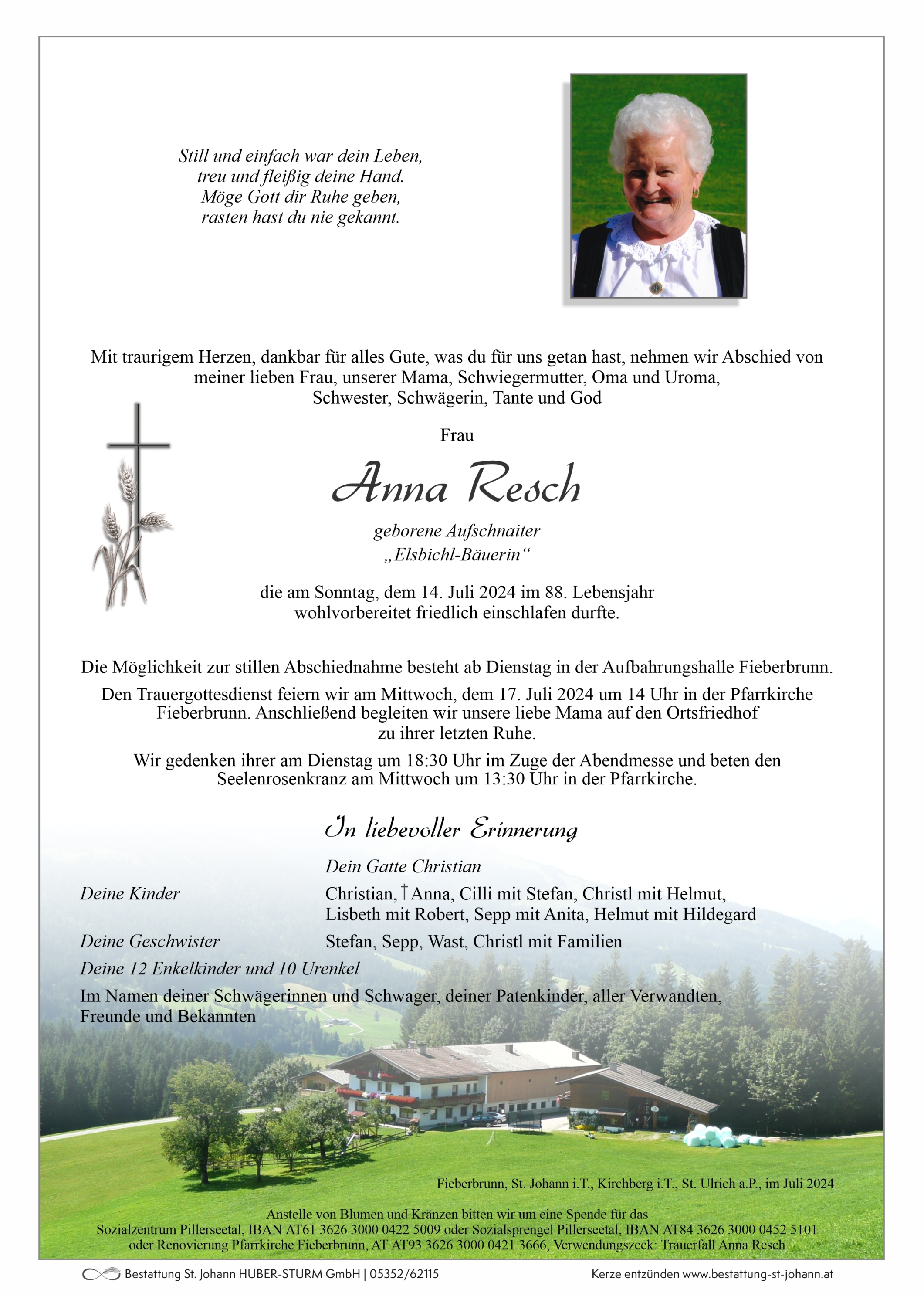 Todesanzeige - Trauerhilfe – abschied GesmbH