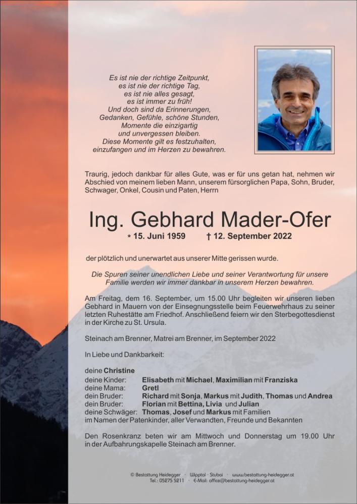 Todesanzeige - Trauerhilfe – abschied GesmbH