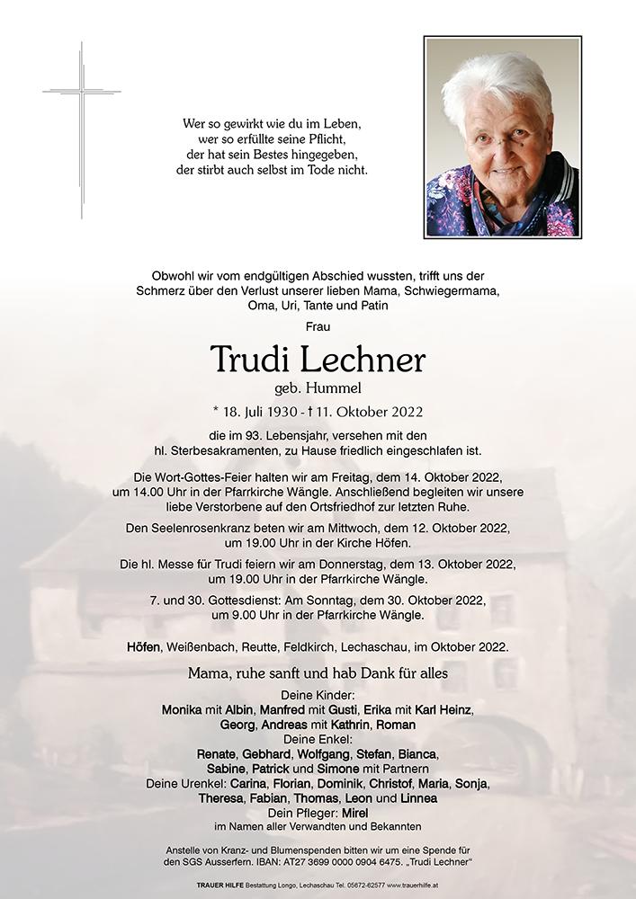 Todesanzeige - Trauerhilfe – abschied GesmbH