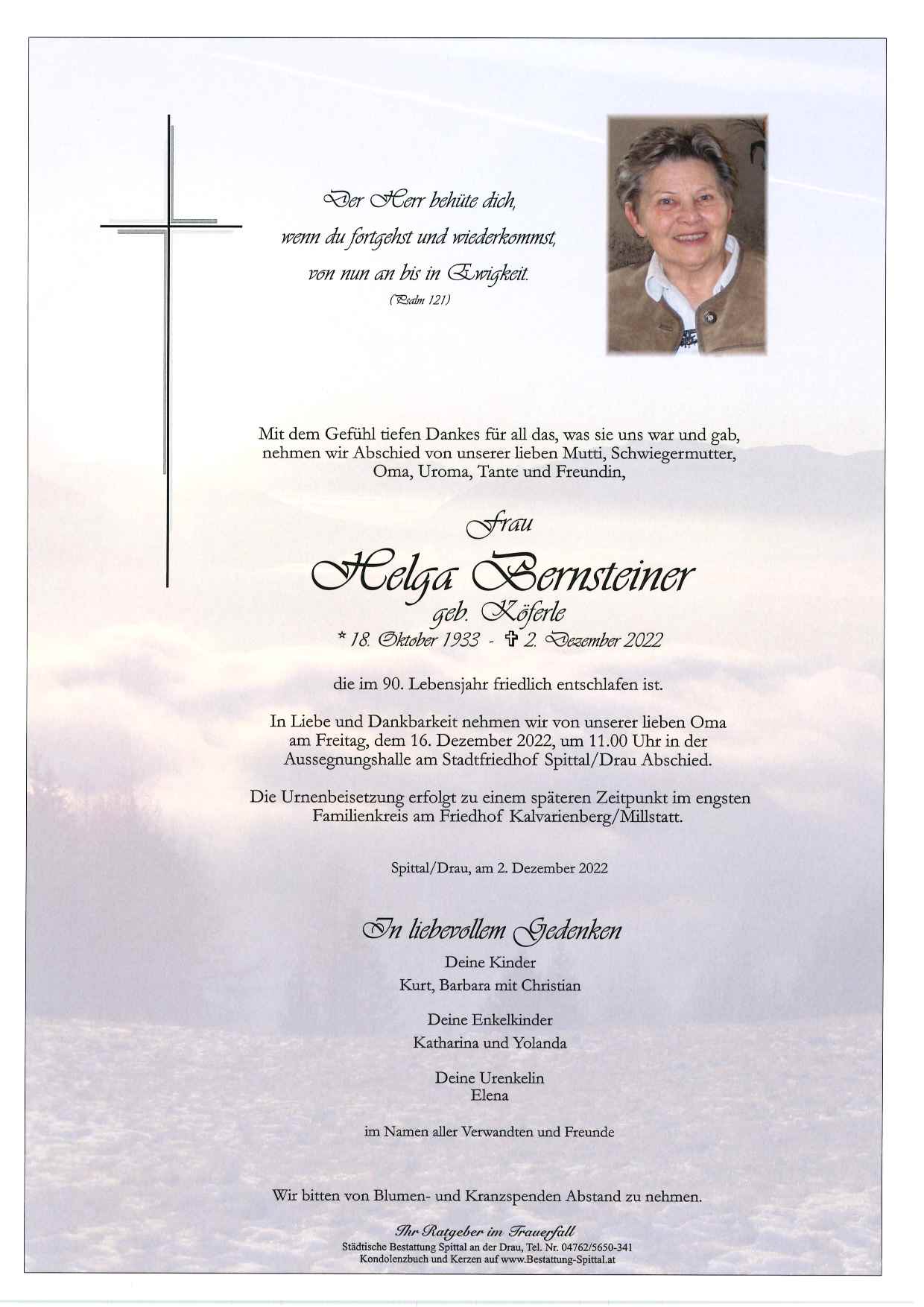 Todesanzeige - Trauerhilfe – abschied GesmbH