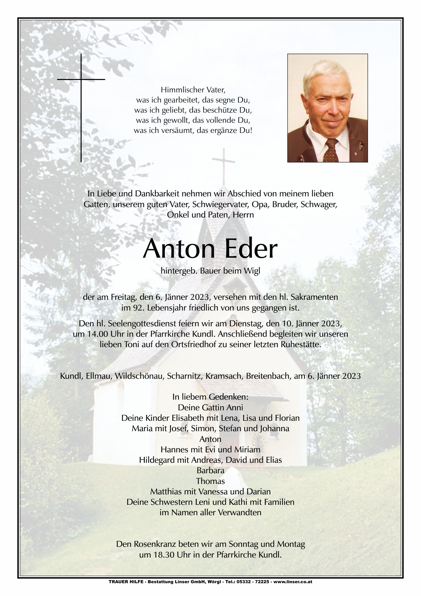 Todesanzeige - Trauerhilfe – abschied GesmbH