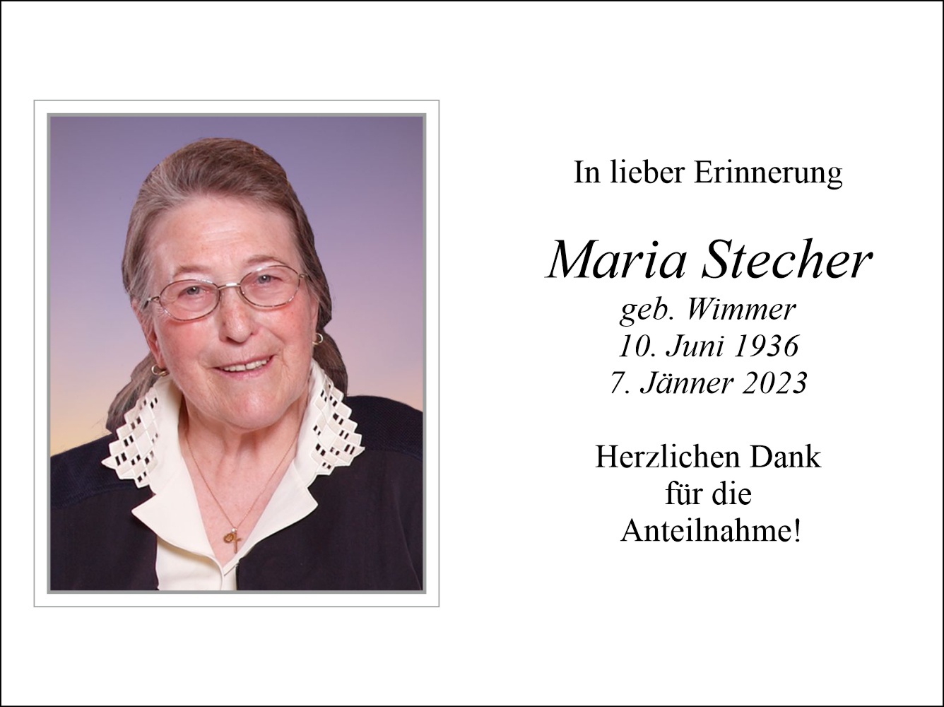 Todesanzeige - Trauerhilfe – abschied GesmbH