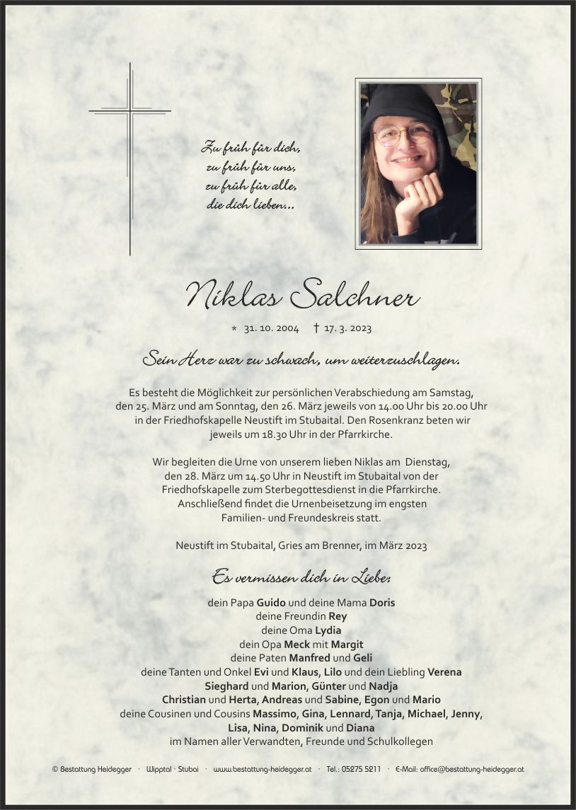 Todesanzeige - Trauerhilfe – abschied GesmbH