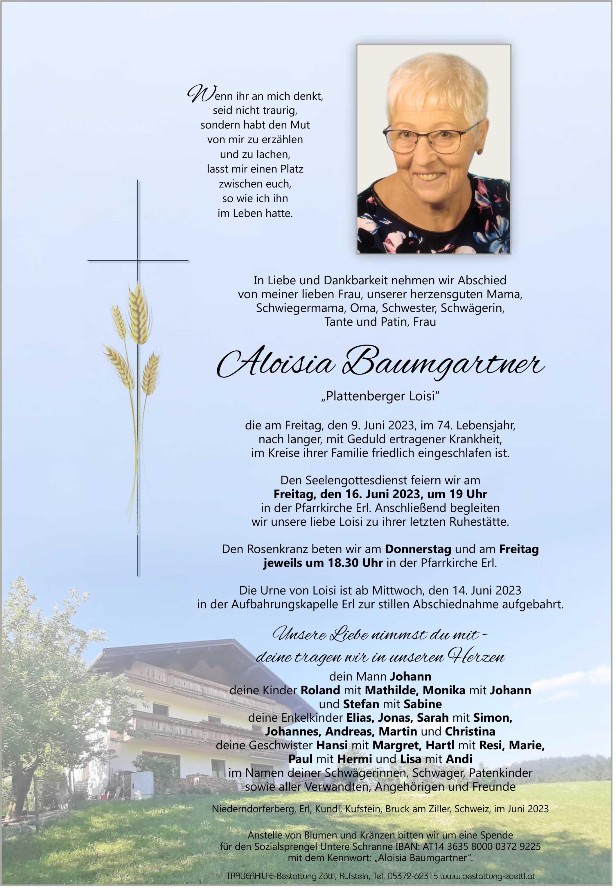 Todesanzeige - Trauerhilfe – abschied GesmbH