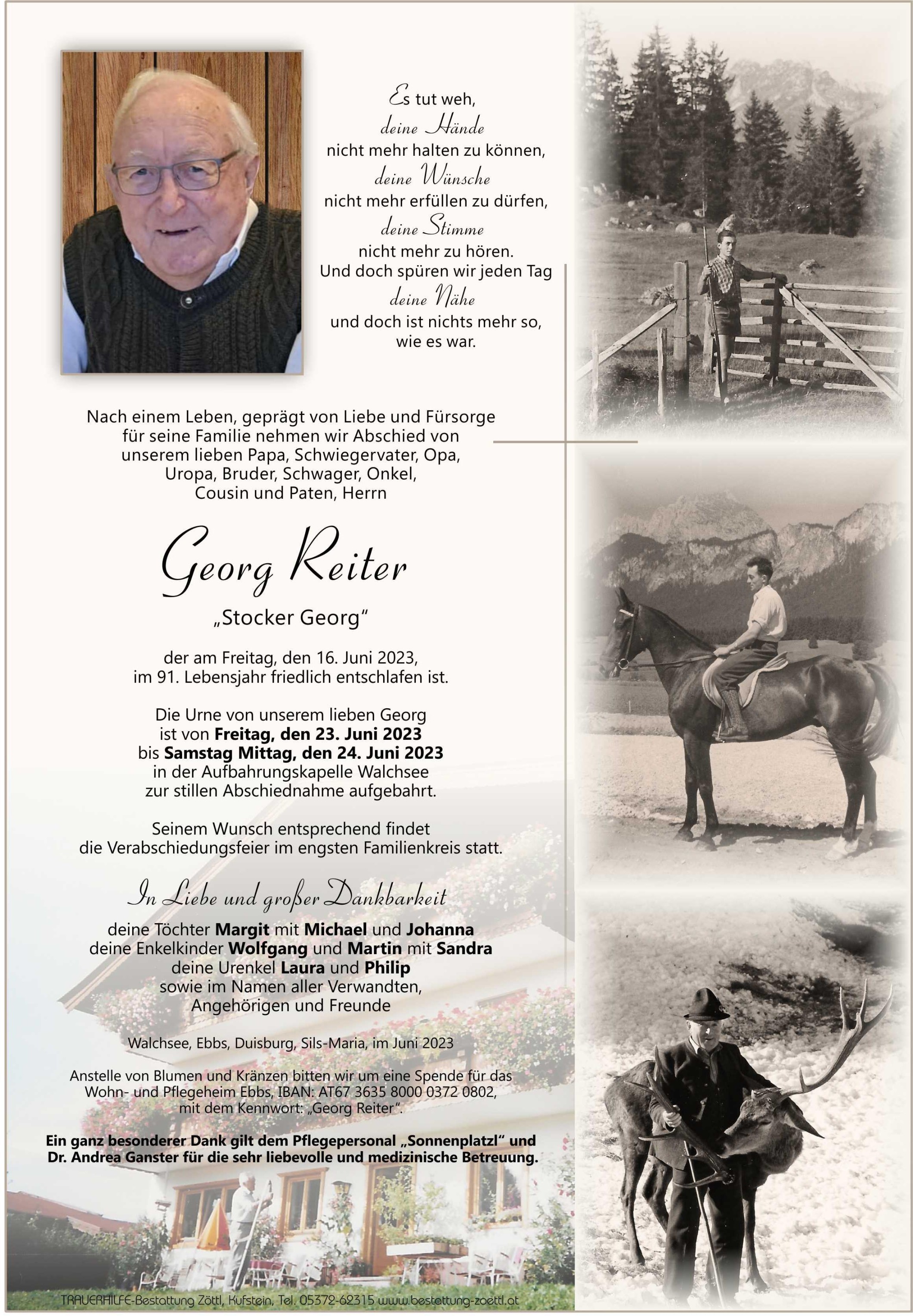 Todesanzeige - Trauerhilfe – abschied GesmbH