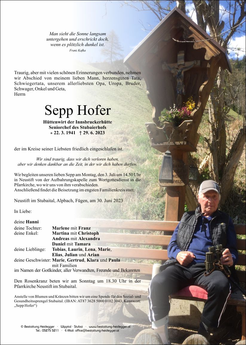 Todesanzeige - Trauerhilfe – abschied GesmbH