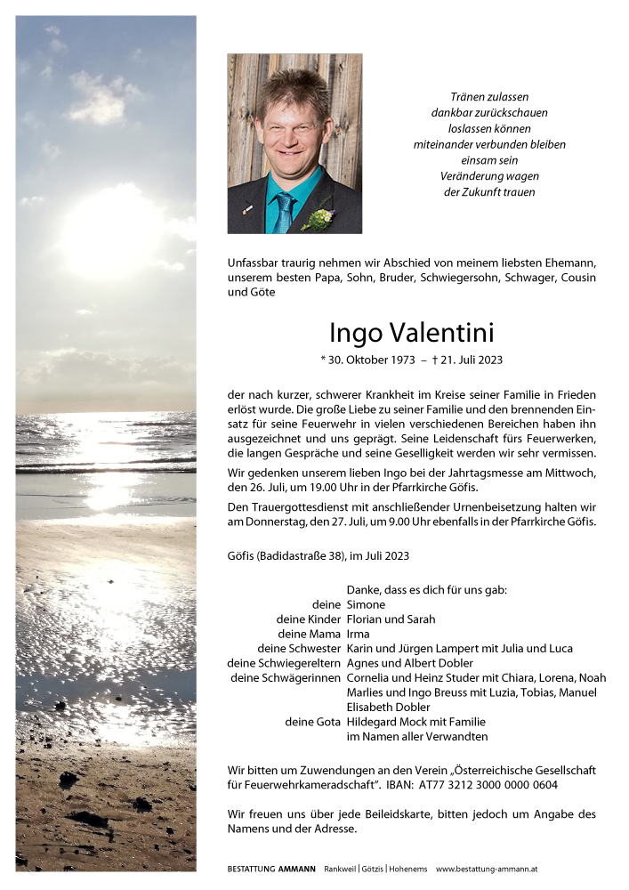 Todesanzeige - Trauerhilfe – abschied GesmbH