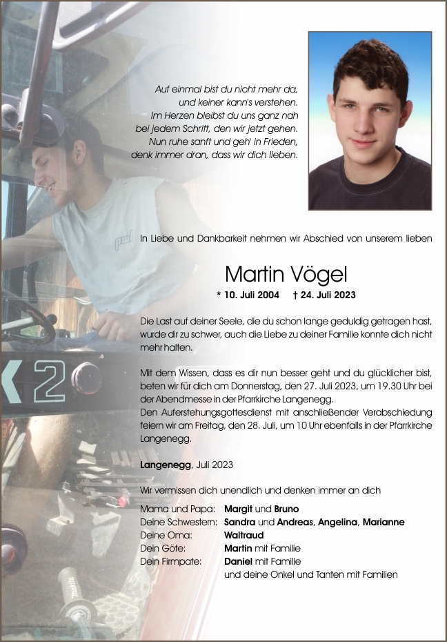 Todesanzeige - Trauerhilfe – abschied GesmbH