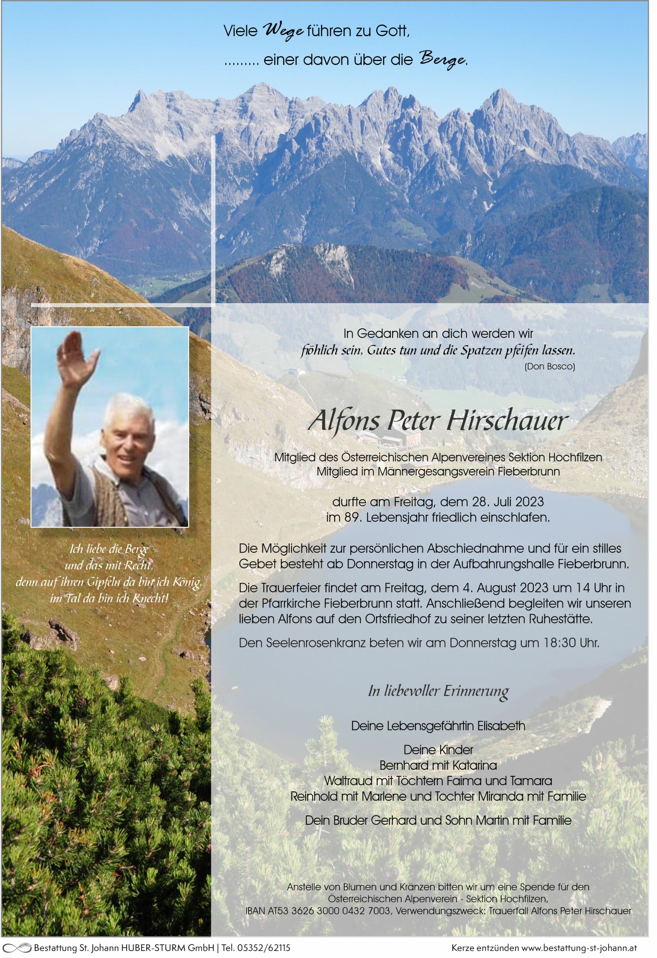 Todesanzeige - Trauerhilfe – abschied GesmbH