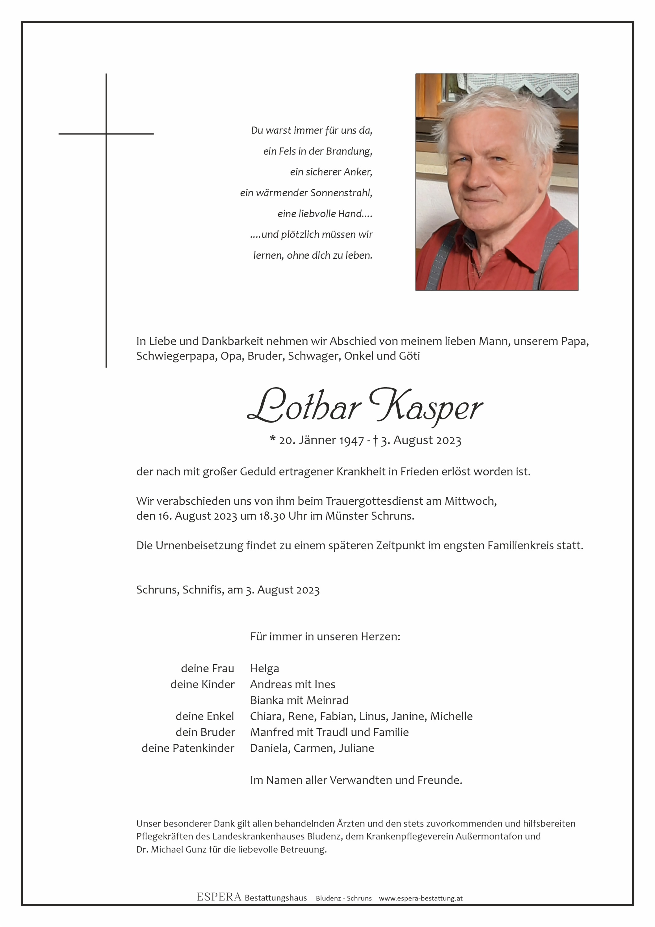 Todesanzeige - Trauerhilfe – abschied GesmbH