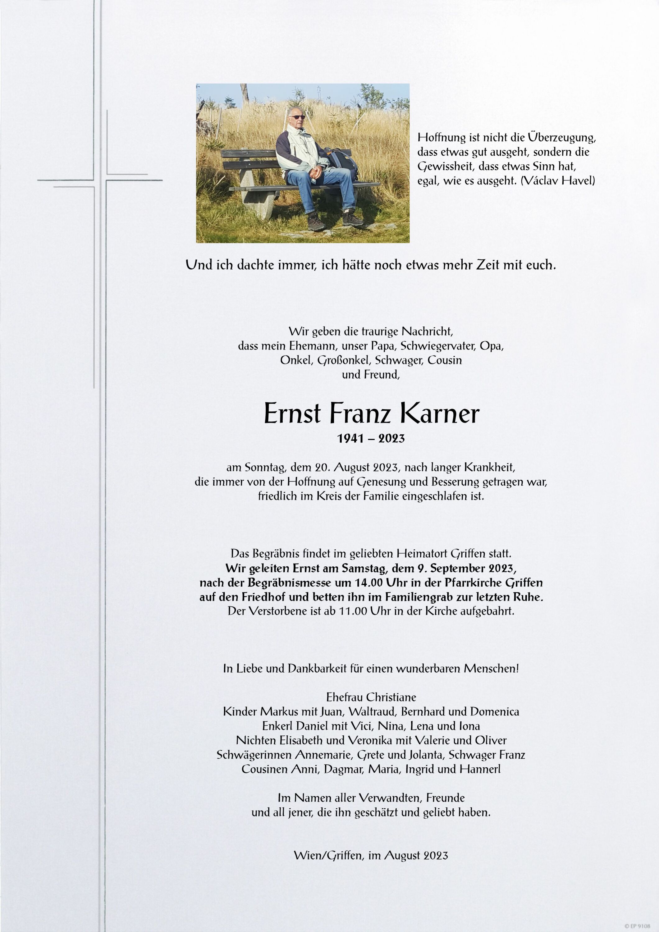 Todesanzeige - Trauerhilfe – abschied GesmbH