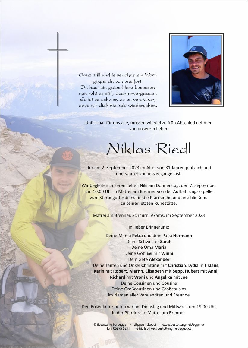 Todesanzeige - Trauerhilfe – abschied GesmbH