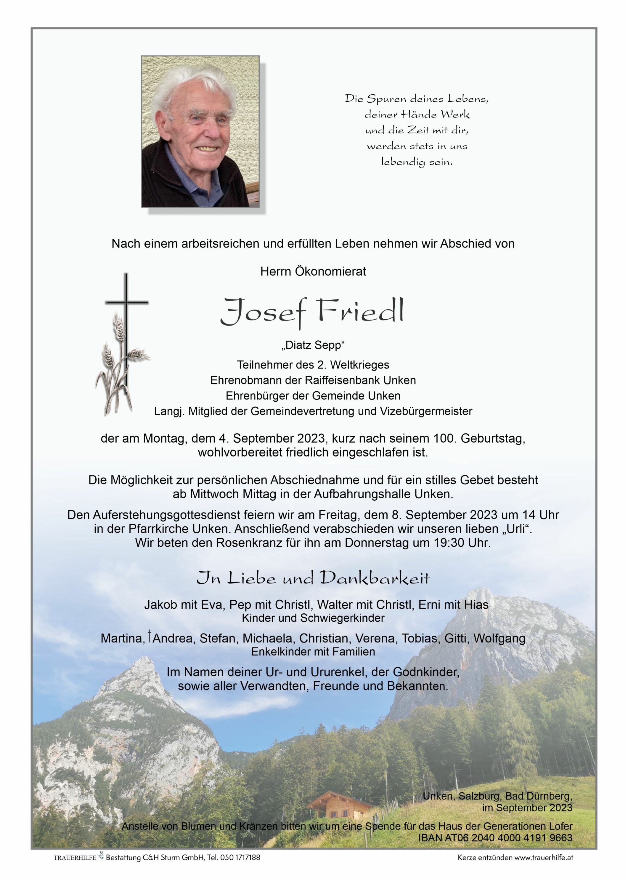 Todesanzeige - Trauerhilfe – abschied GesmbH