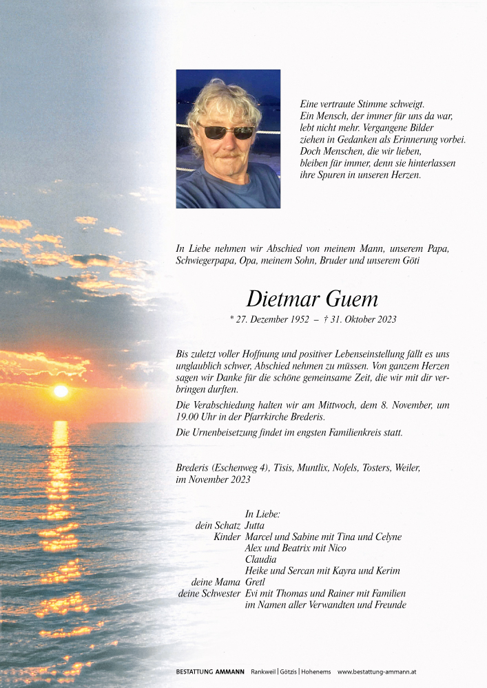 Todesanzeige - Trauerhilfe – abschied GesmbH
