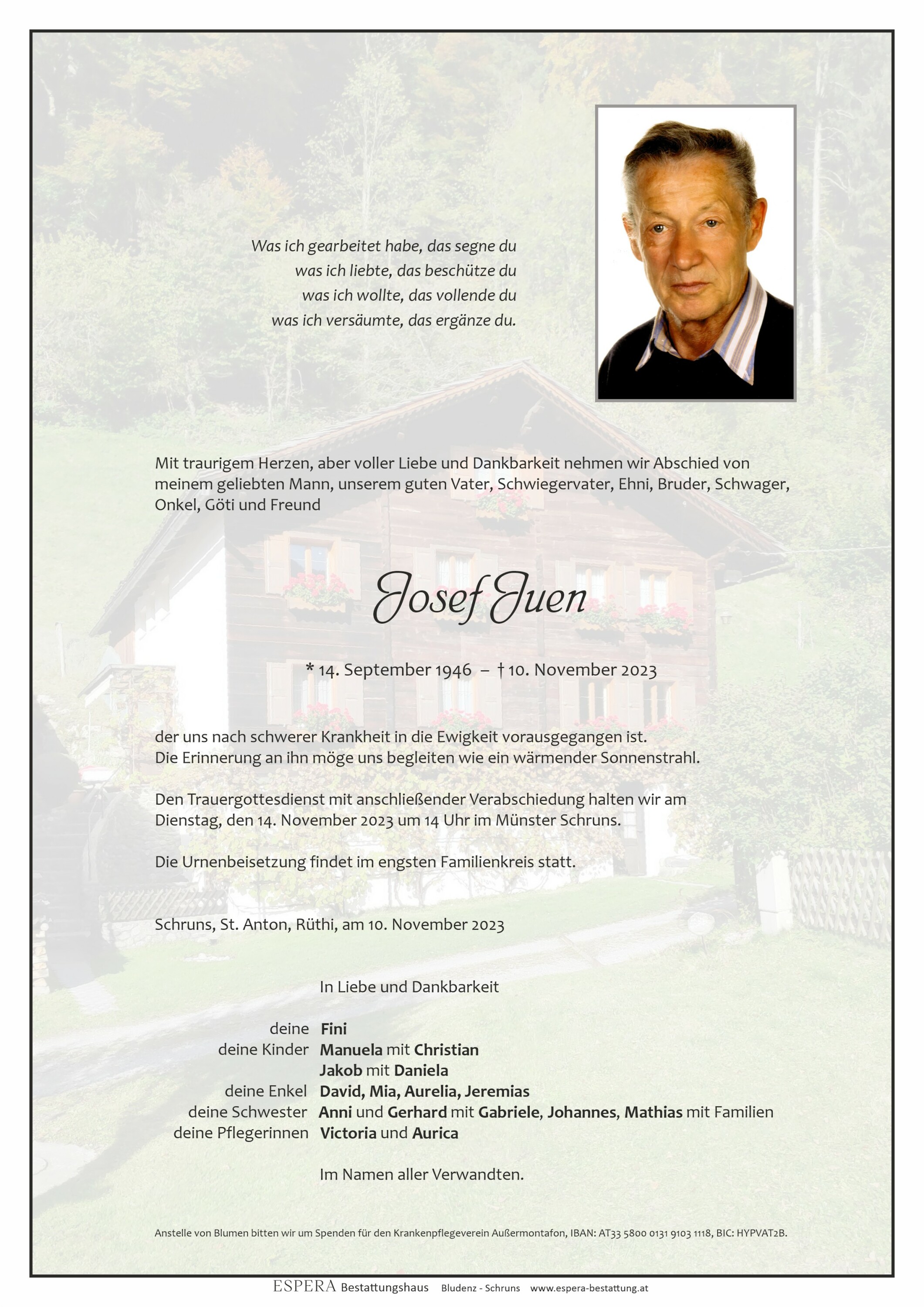 Todesanzeige - Trauerhilfe – abschied GesmbH