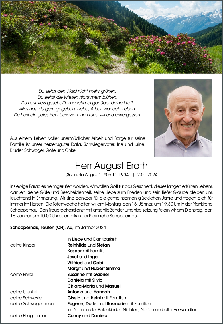 Todesanzeige - Trauerhilfe – abschied GesmbH