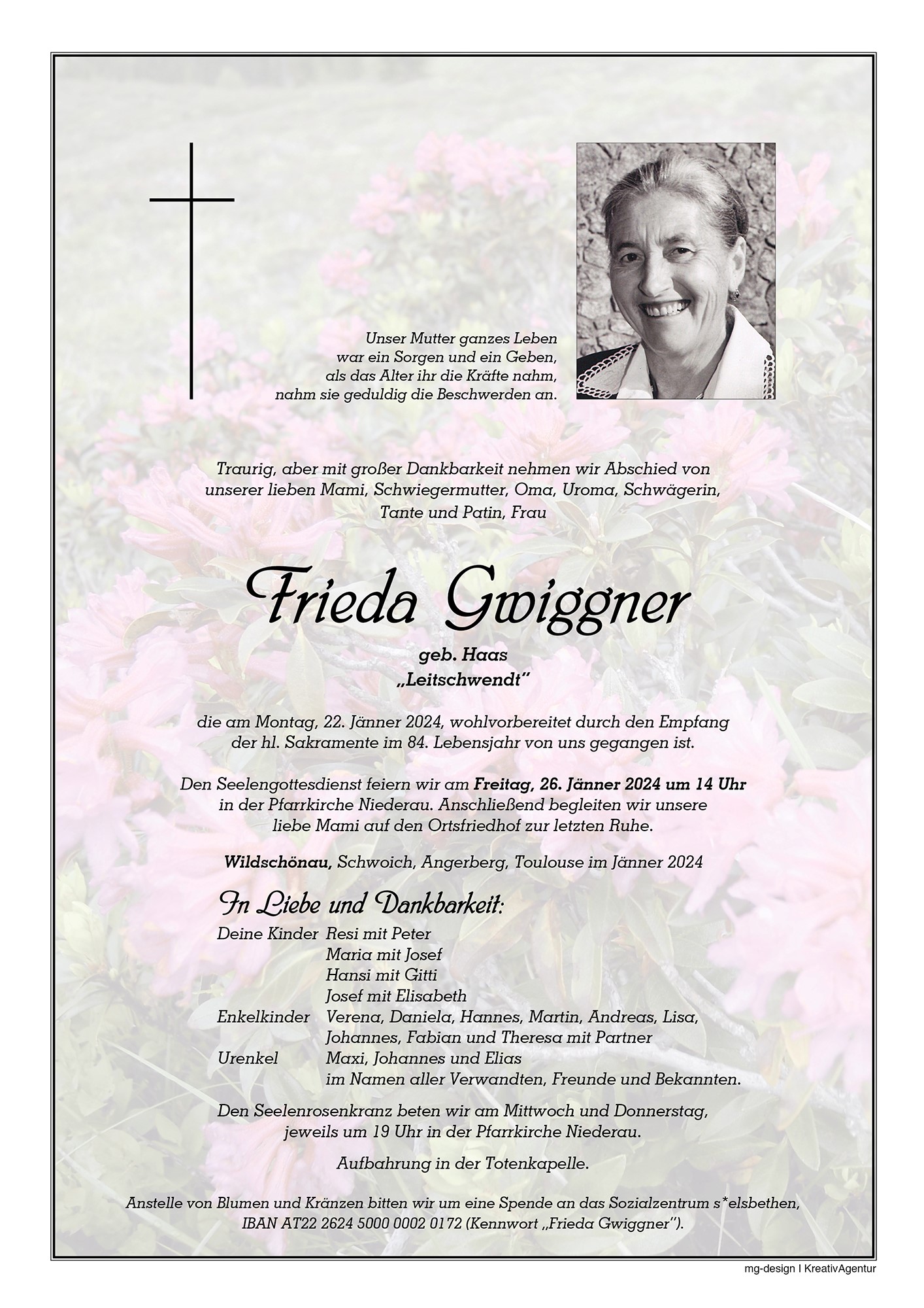 Todesanzeige - Trauerhilfe – abschied GesmbH