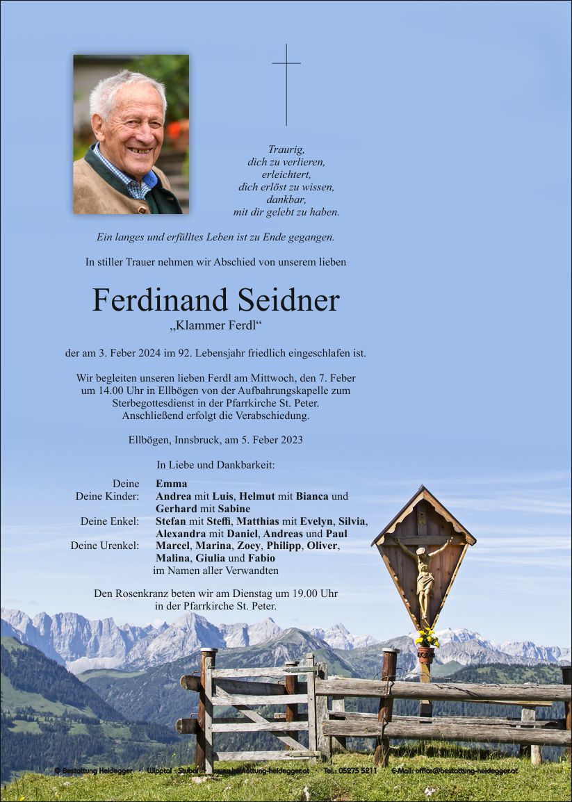 Todesanzeige - Trauerhilfe – abschied GesmbH