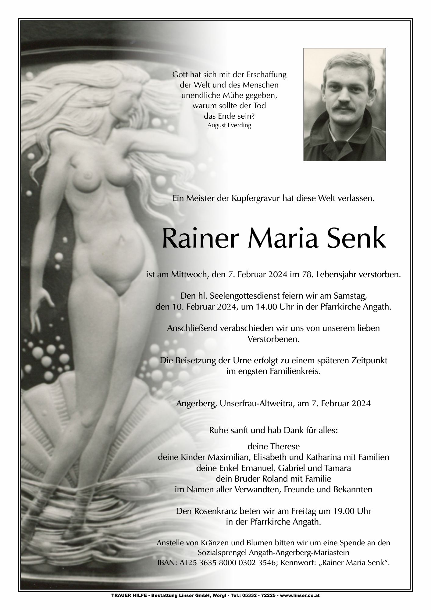 Todesanzeige - Trauerhilfe – abschied GesmbH