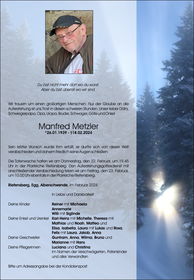 Todesanzeige - Trauerhilfe – abschied GesmbH