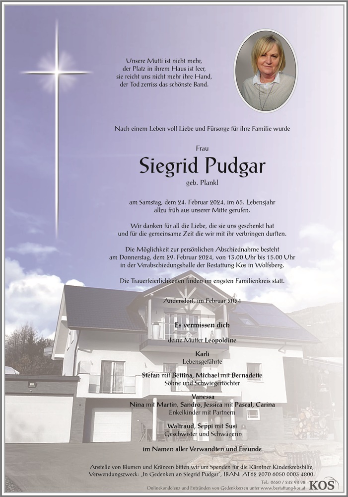 Todesanzeige - Trauerhilfe – abschied GesmbH