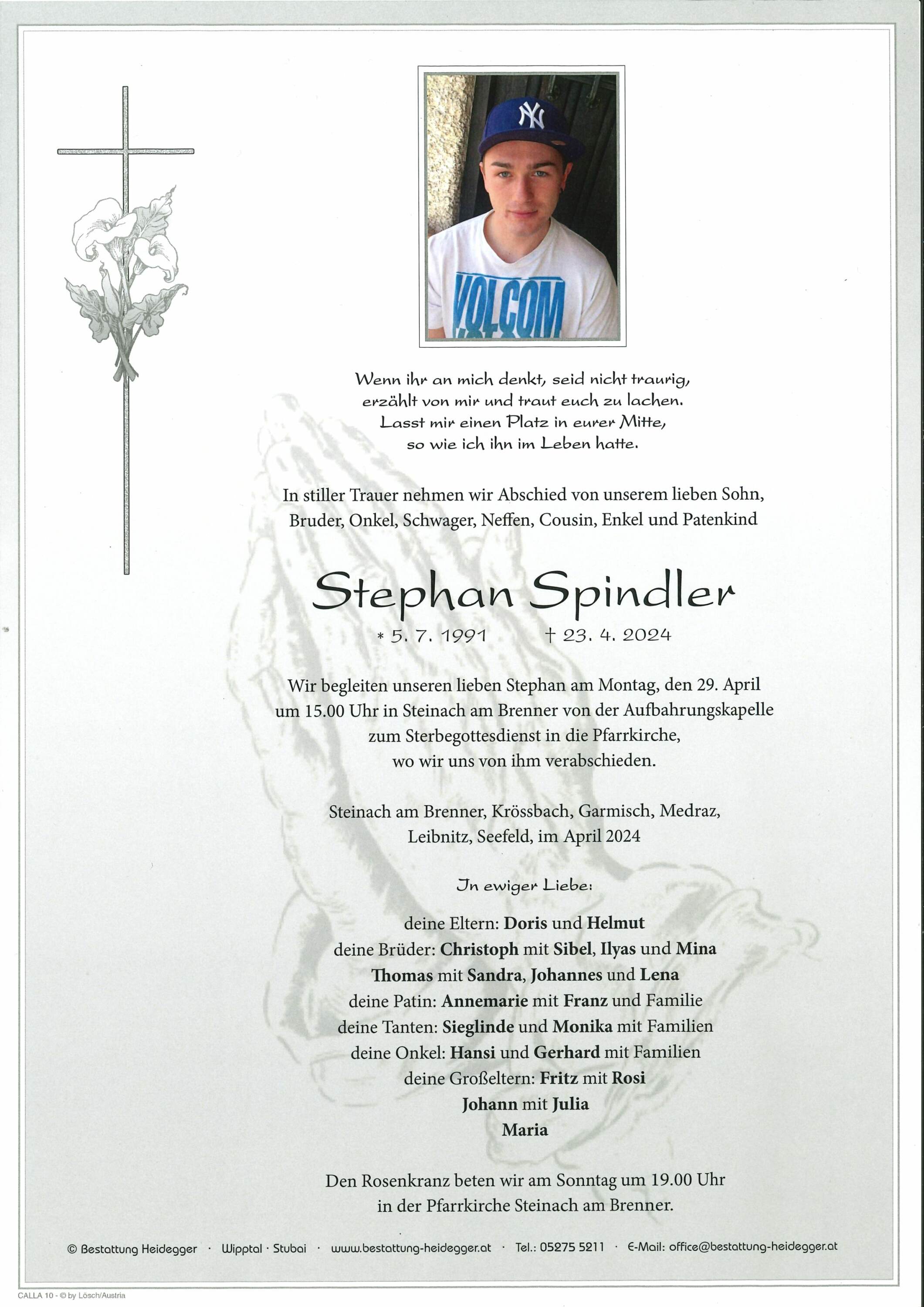 Todesanzeige - Trauerhilfe – abschied GesmbH