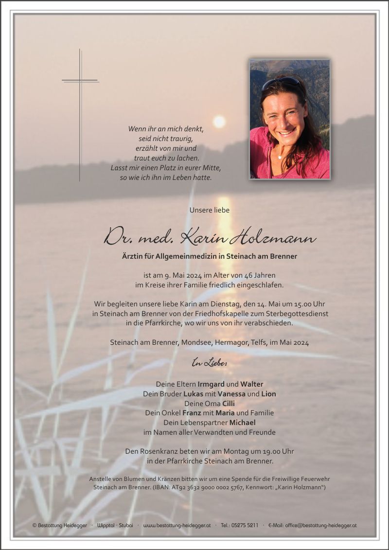 Todesanzeige - Trauerhilfe – abschied GesmbH