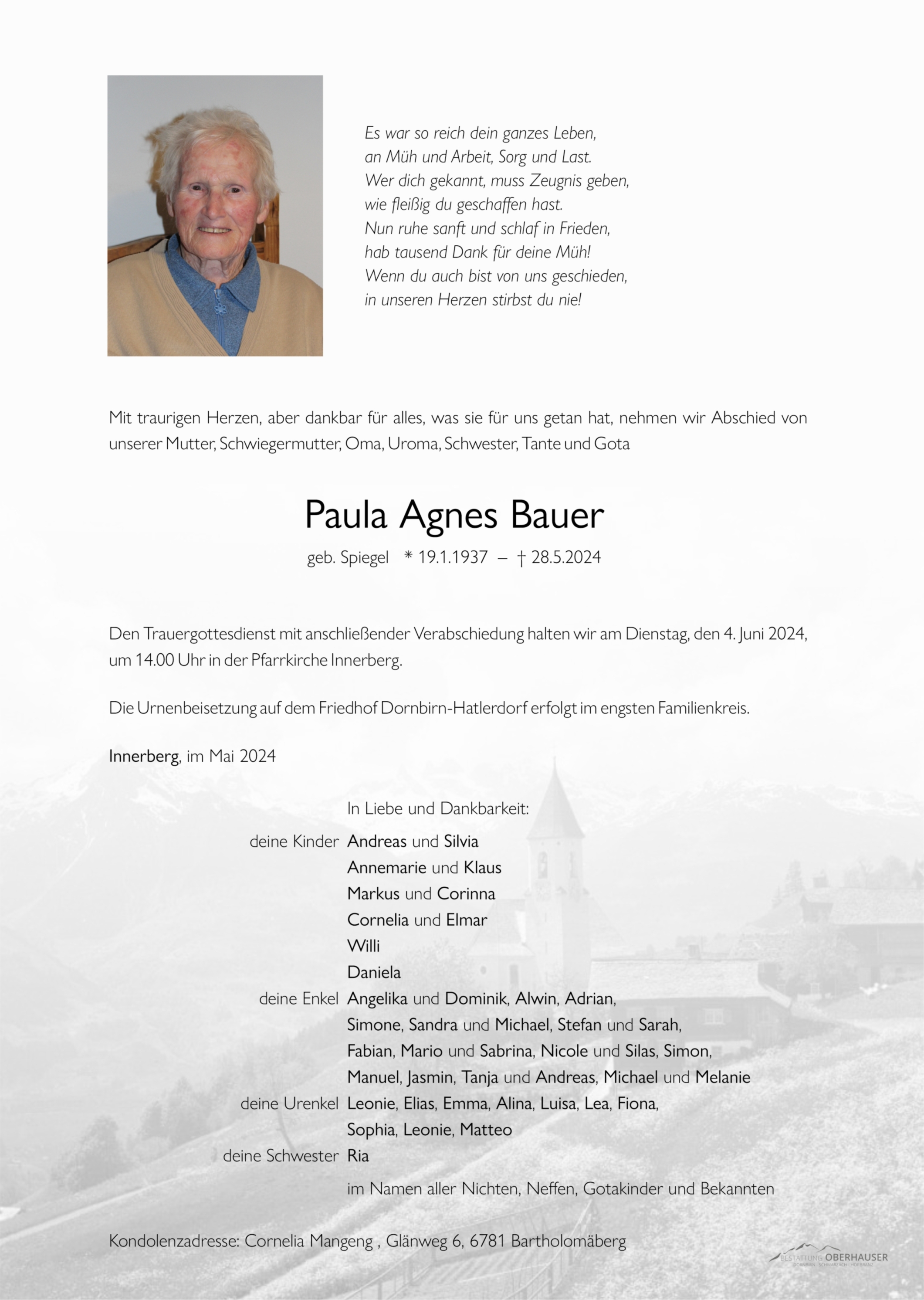 Bestattungskalender - Trauerhilfe – abschied GesmbH