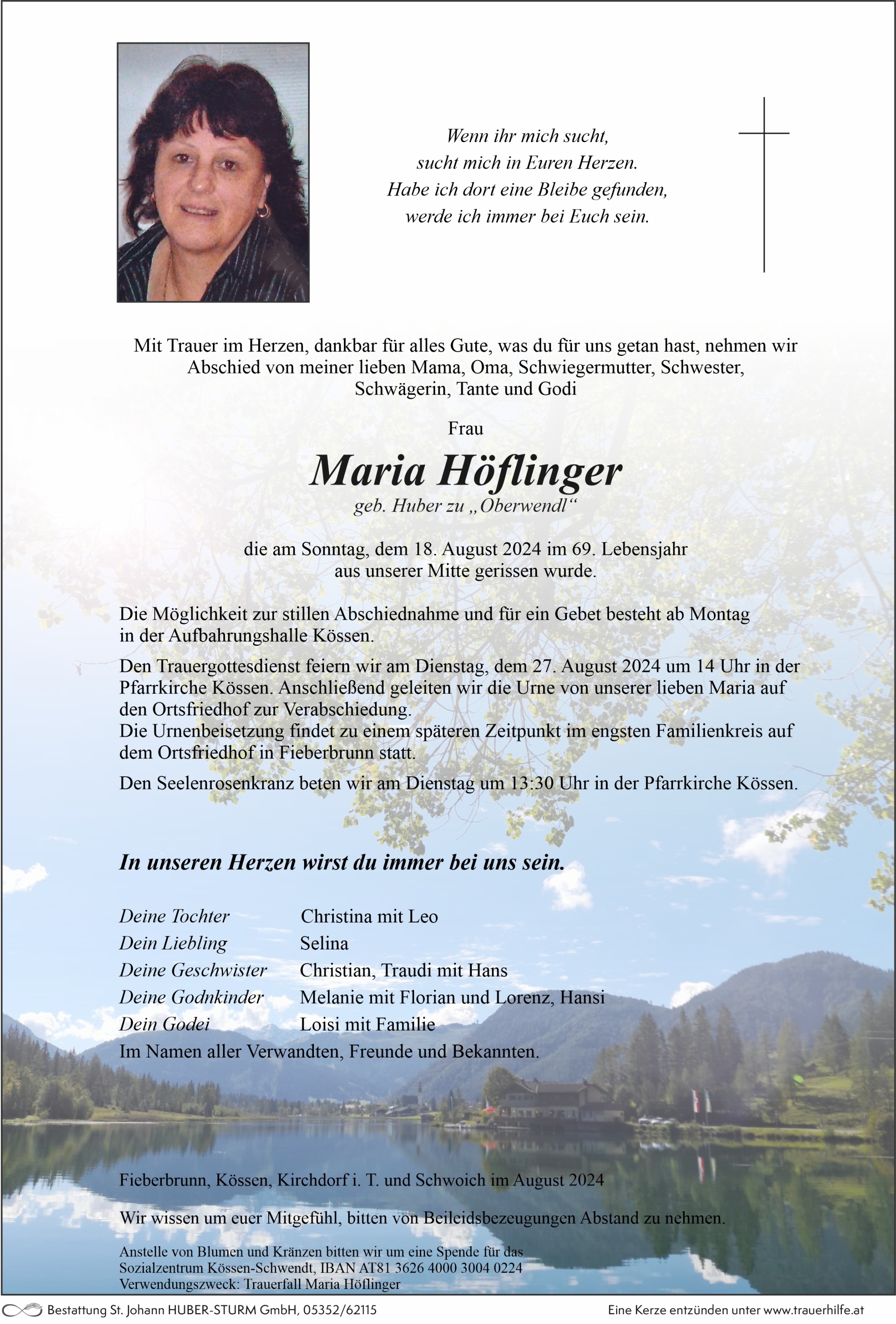 Todesanzeige - Trauerhilfe – abschied GesmbH