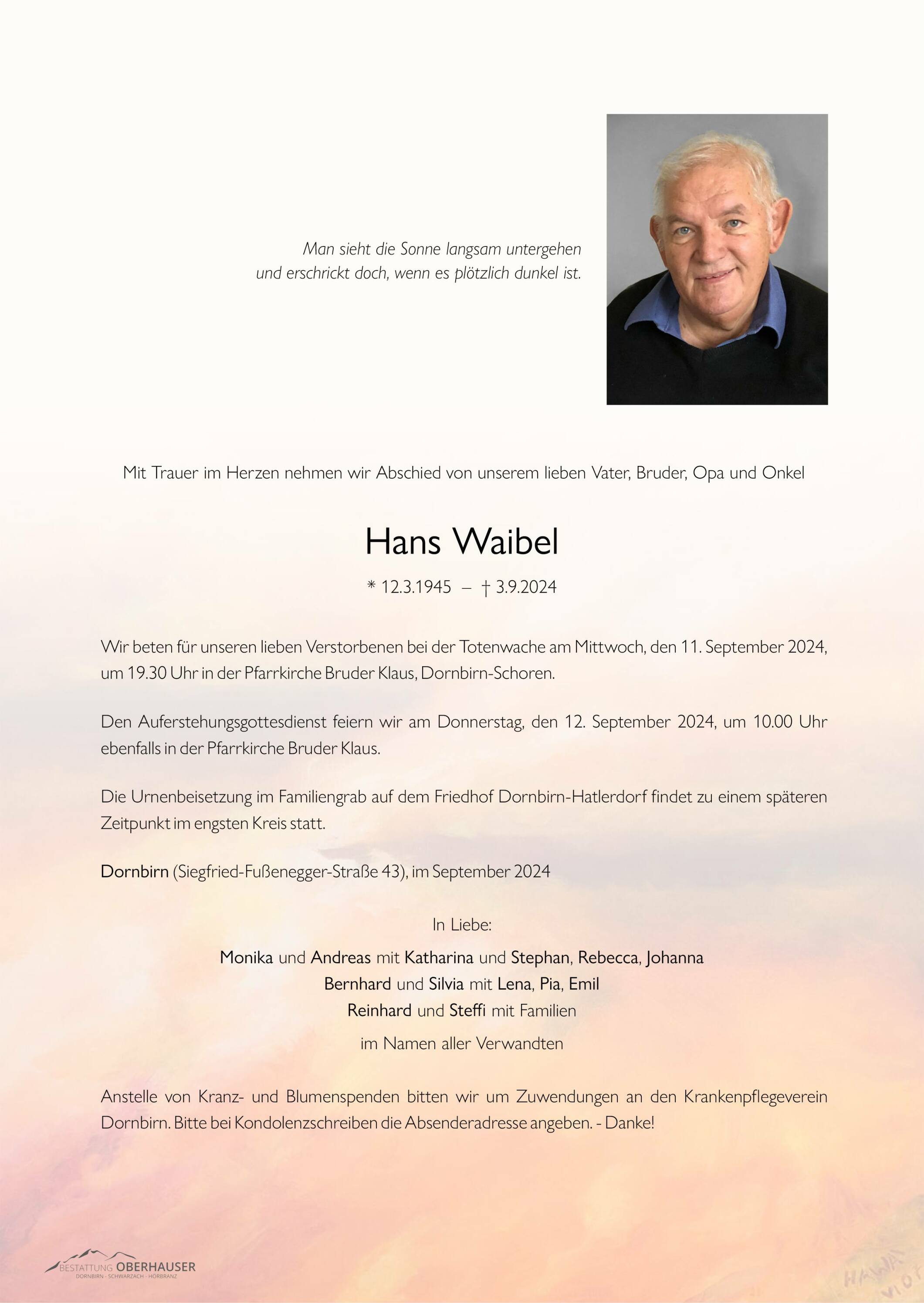 Bestattungskalender - Trauerhilfe – abschied GesmbH