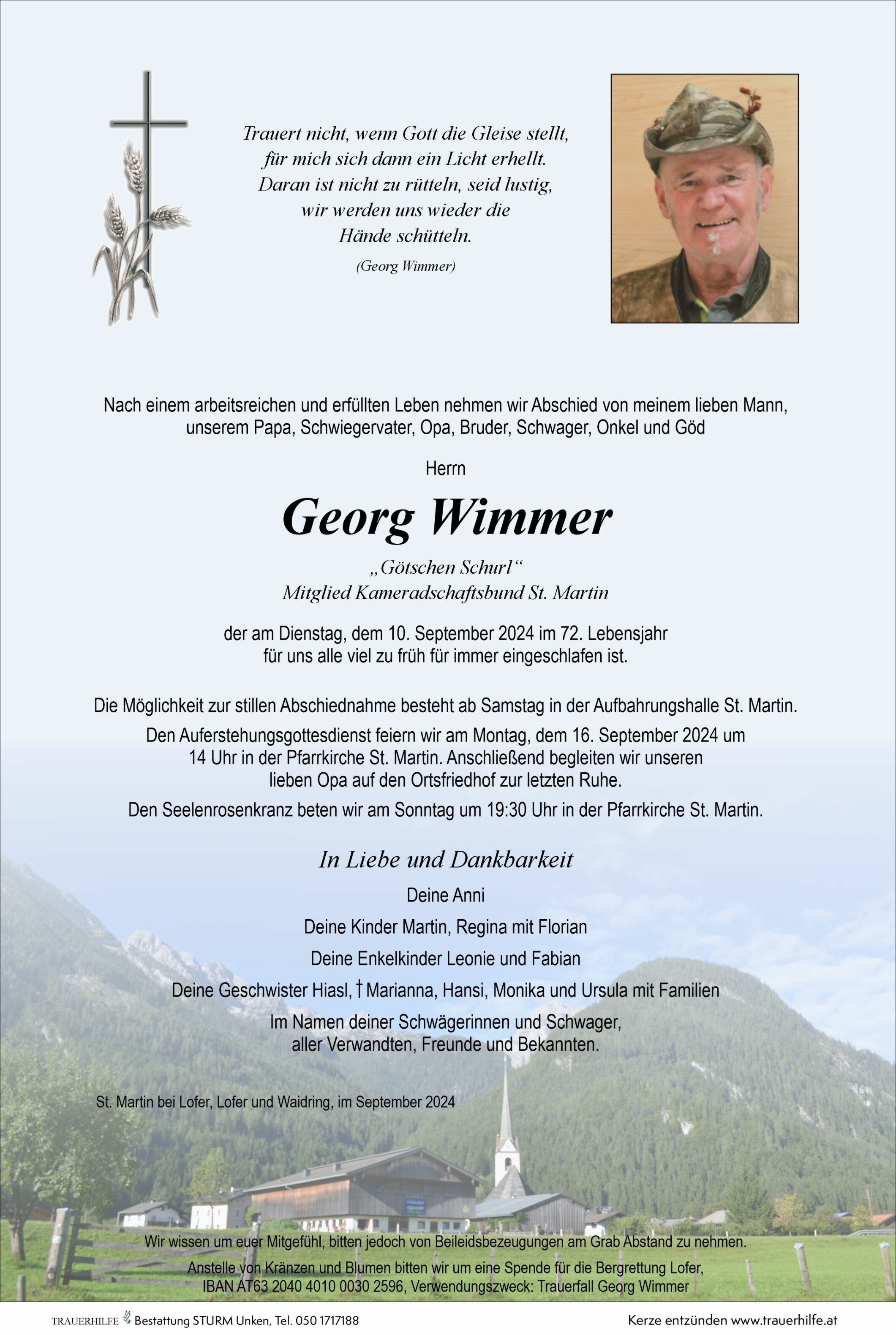 Todesanzeige - Trauerhilfe – abschied GesmbH