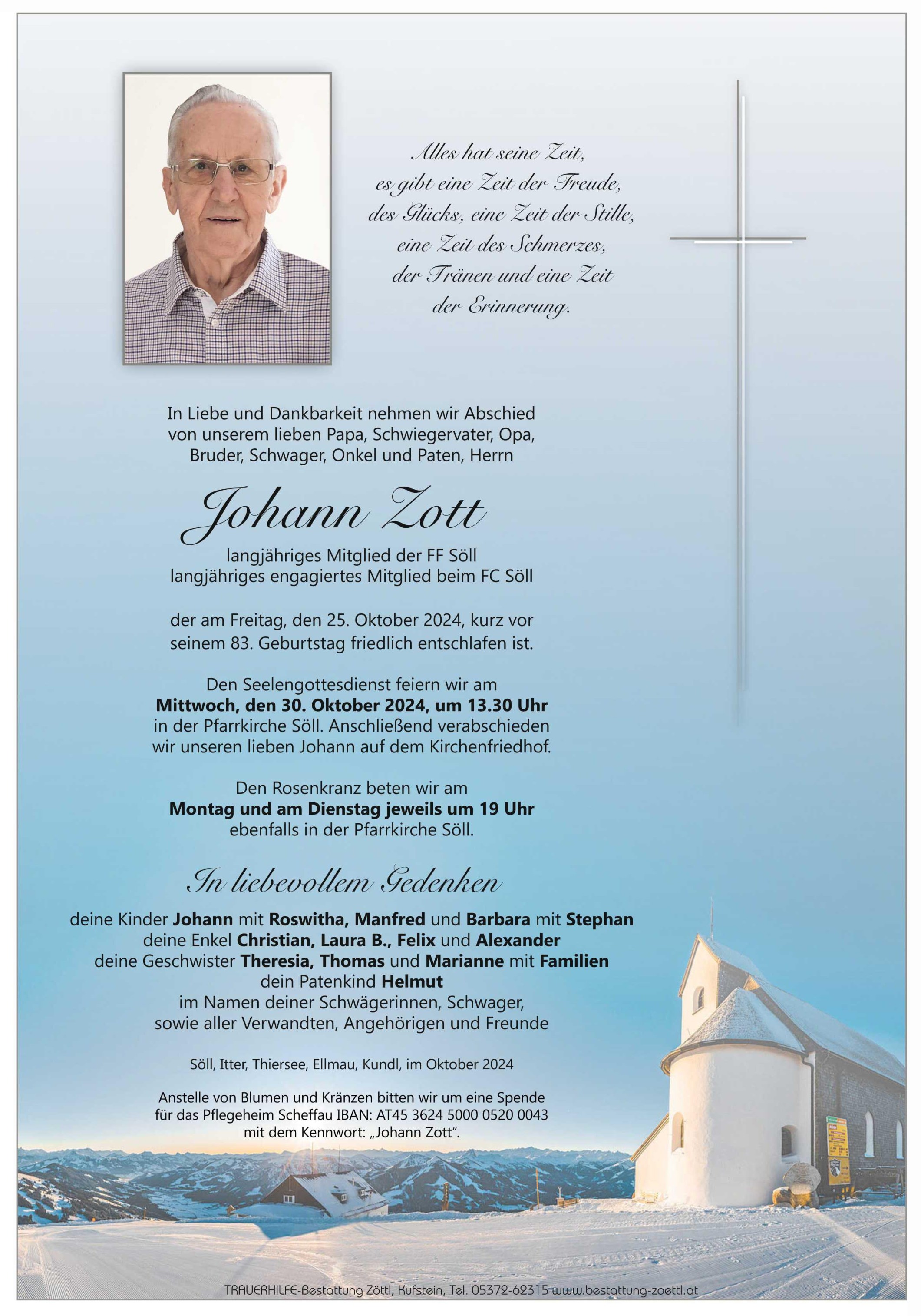 Todesanzeige - Trauerhilfe – abschied GesmbH