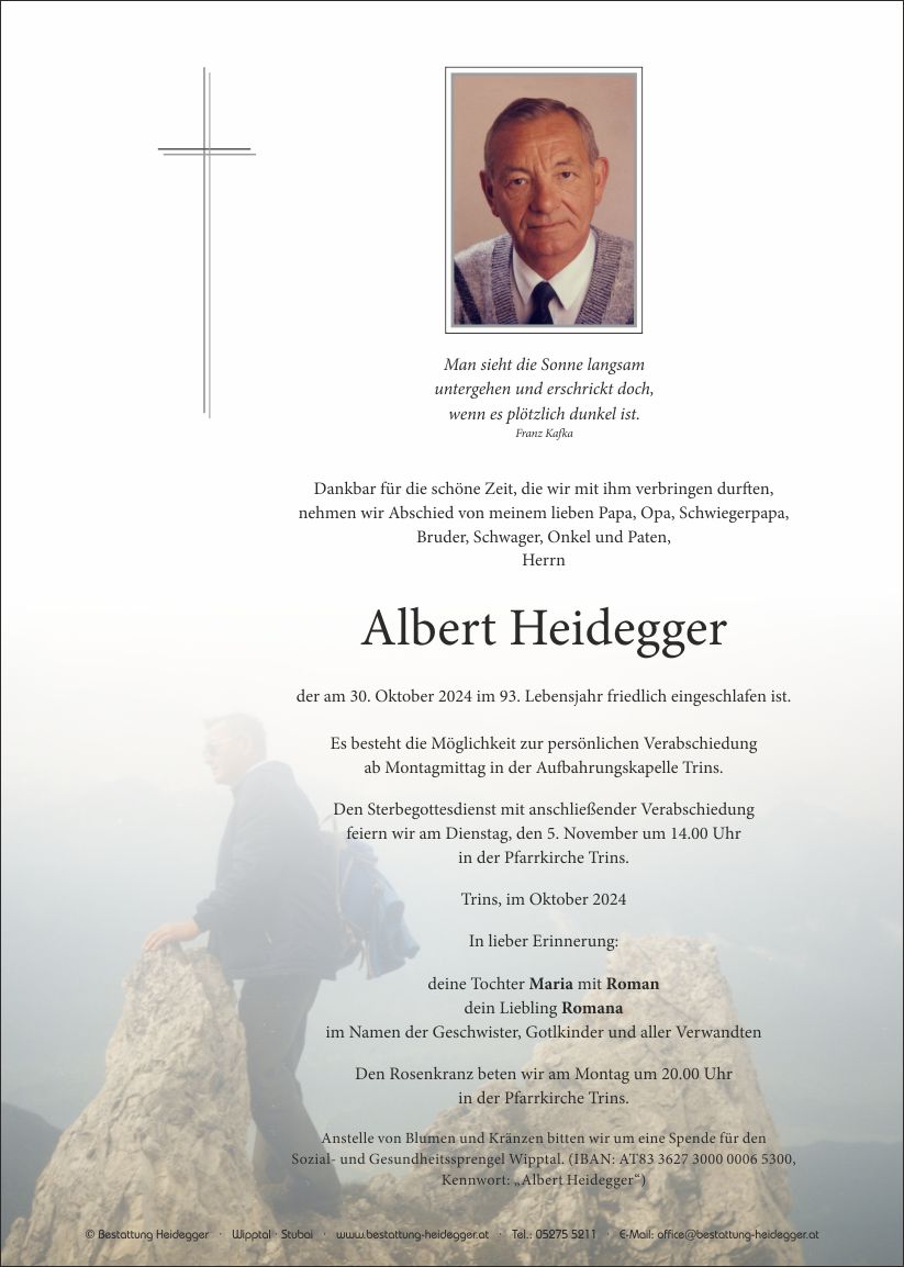 Todesanzeige - Trauerhilfe – abschied GesmbH
