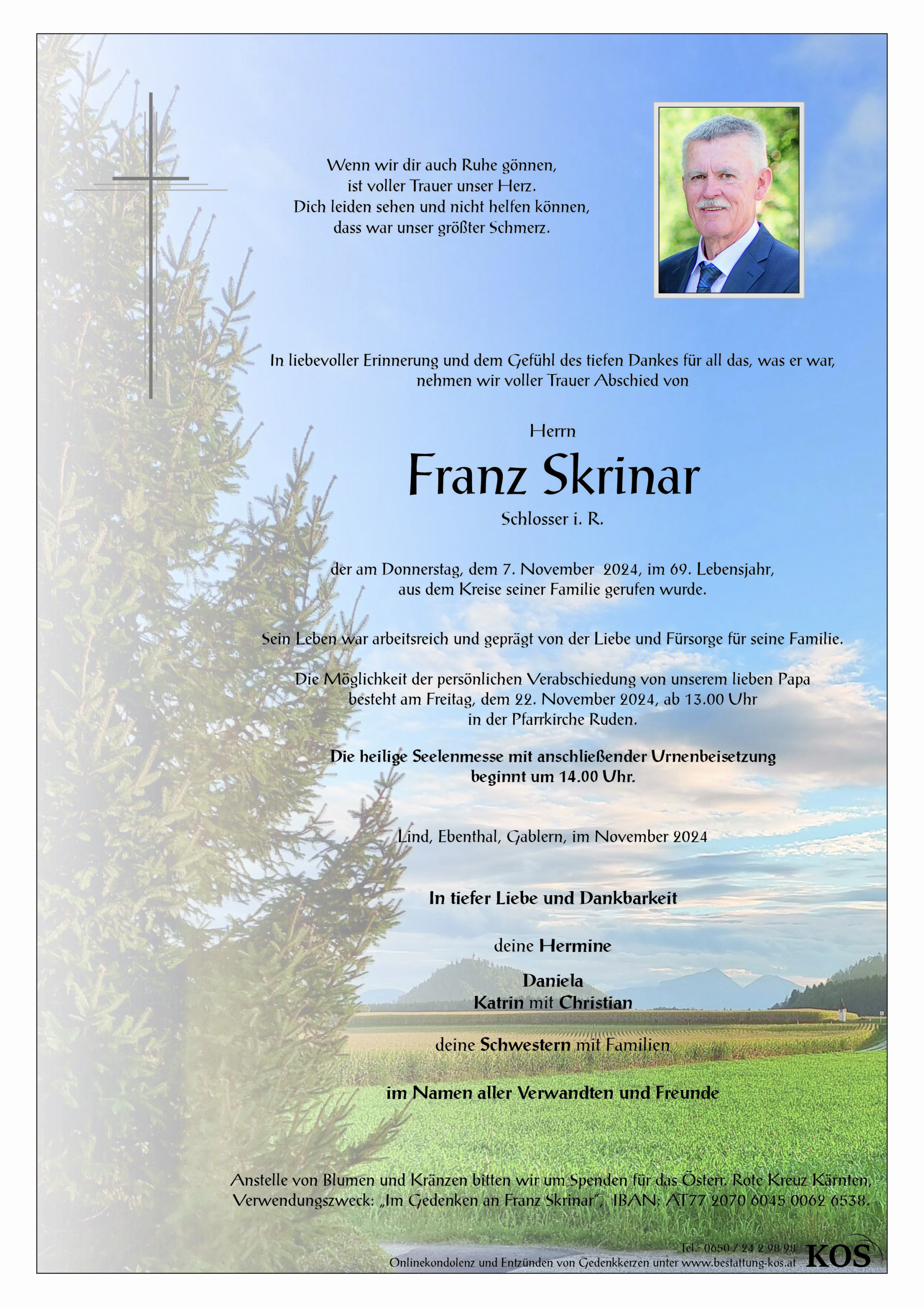 Todesanzeige - Trauerhilfe – abschied GesmbH