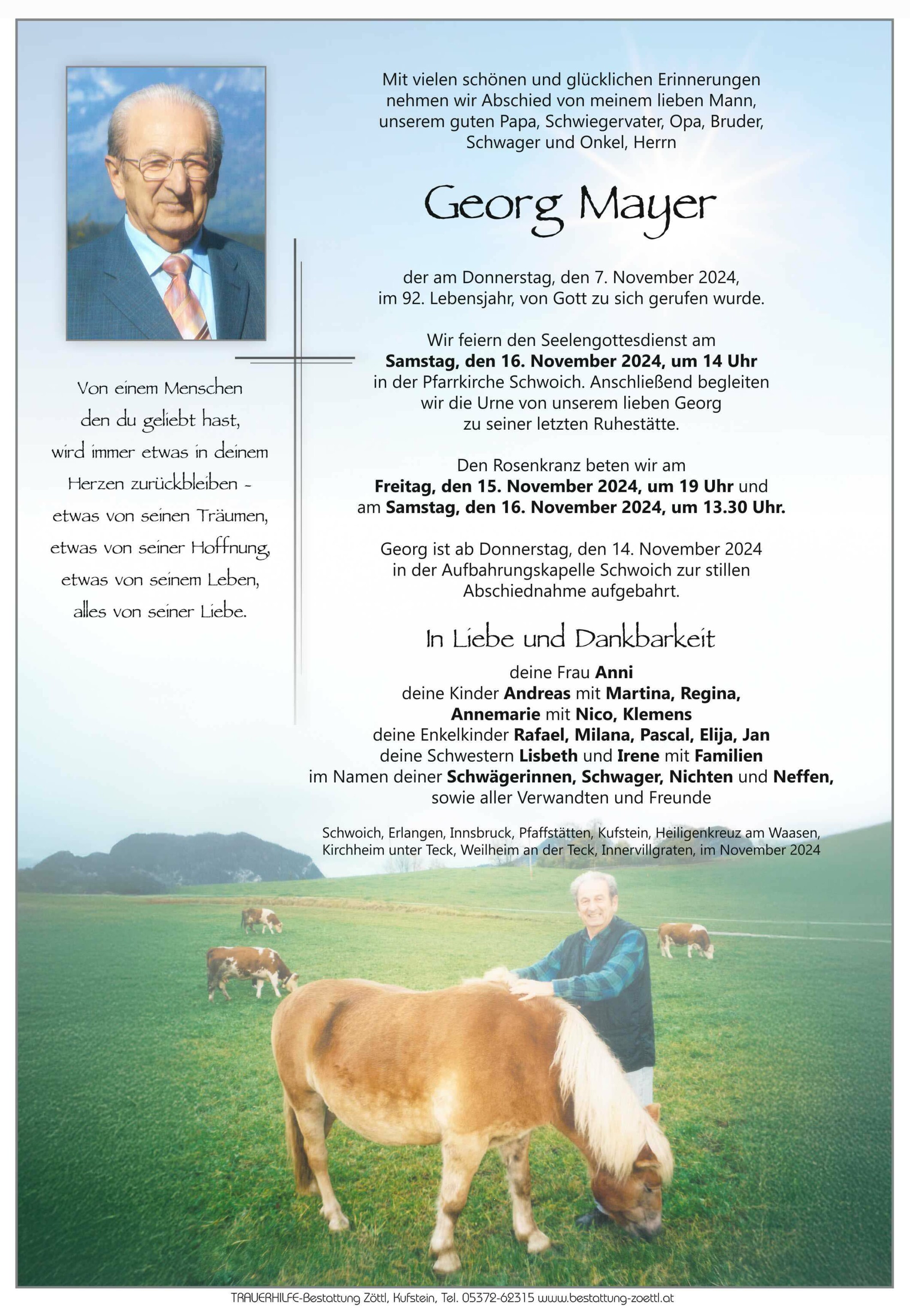 Todesanzeige - Trauerhilfe – abschied GesmbH