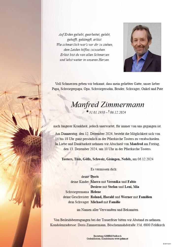 Todesanzeige - Trauerhilfe – abschied GesmbH