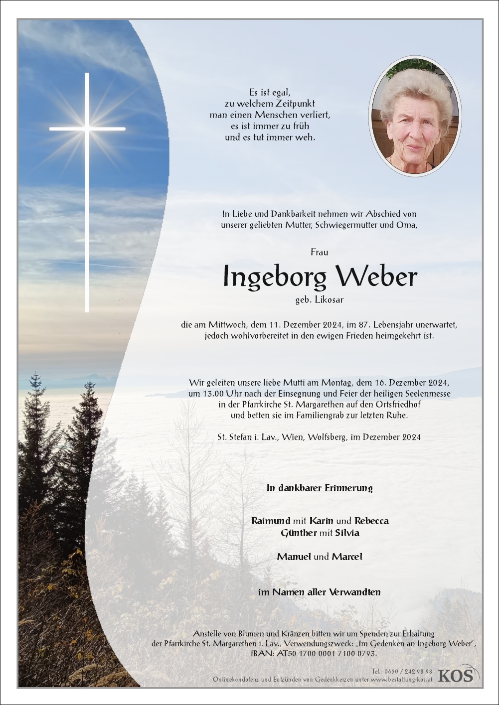 Todesanzeige - Trauerhilfe – abschied GesmbH