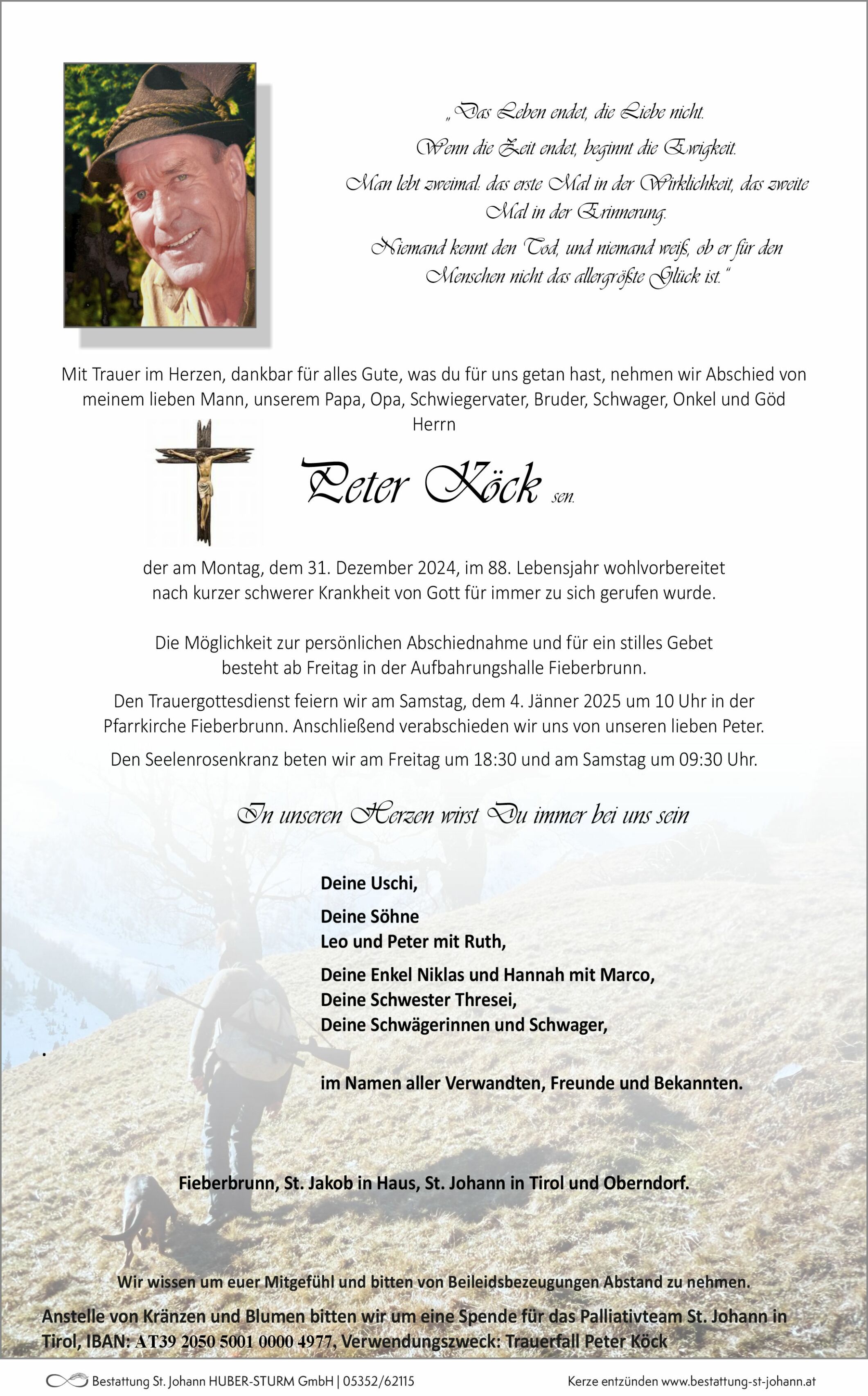 Todesanzeige - Trauerhilfe – abschied GesmbH