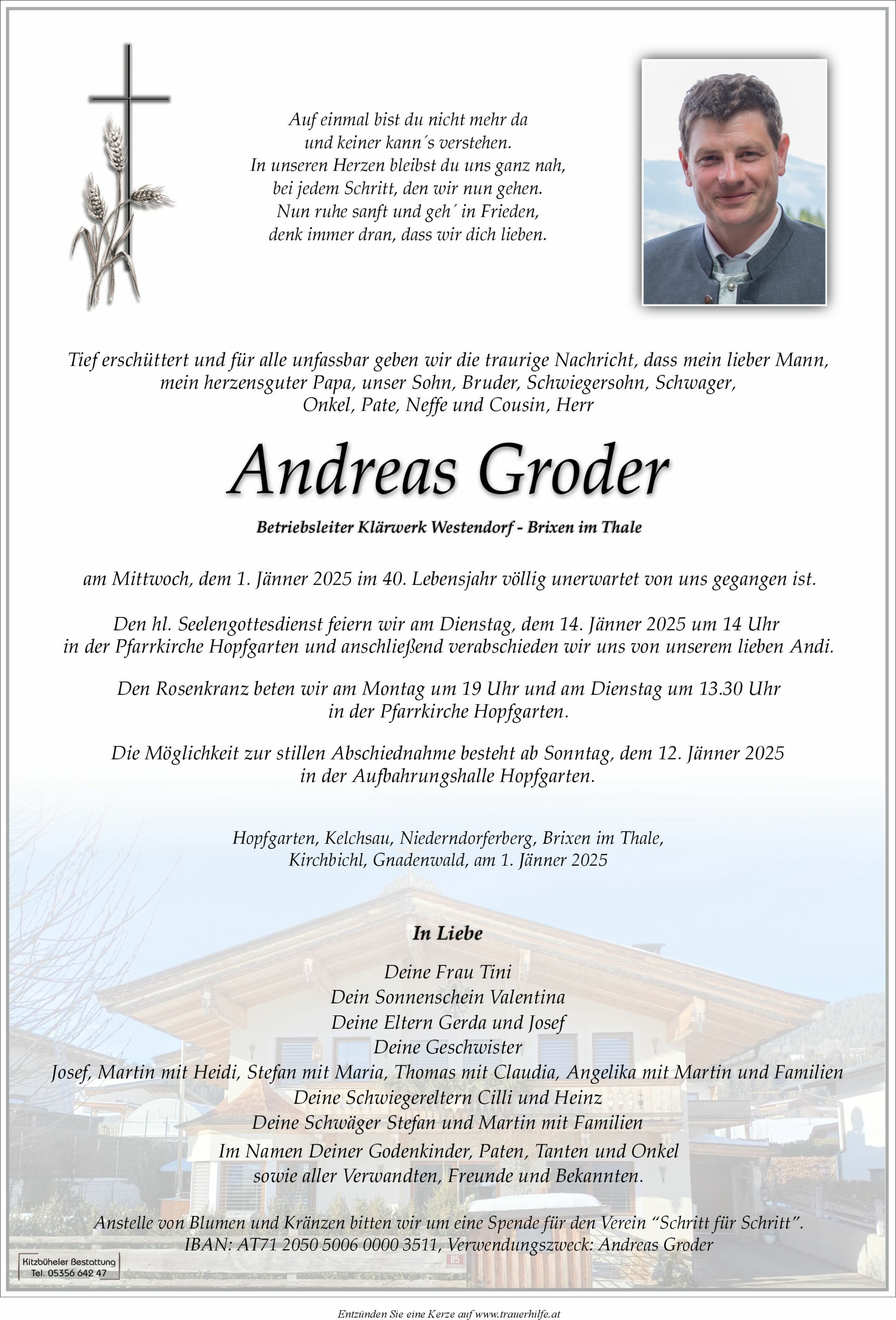 Todesanzeige - Trauerhilfe – abschied GesmbH